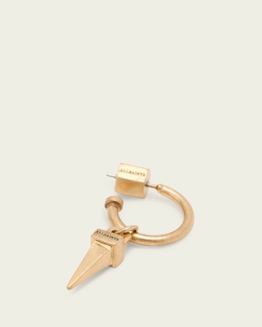 Laio Spike Metal Earrings WARM BRASS | ALLSAINTS FR
